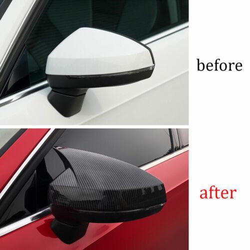 For Audi A3 S3 2014-2020 ABS Bright Black Rear View Side Mirror Cover ...