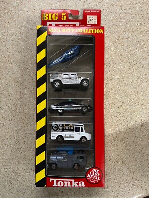 1999 Tonka Maisto Big 5 Security Coalition Hummer Impala Helicopter New ...
