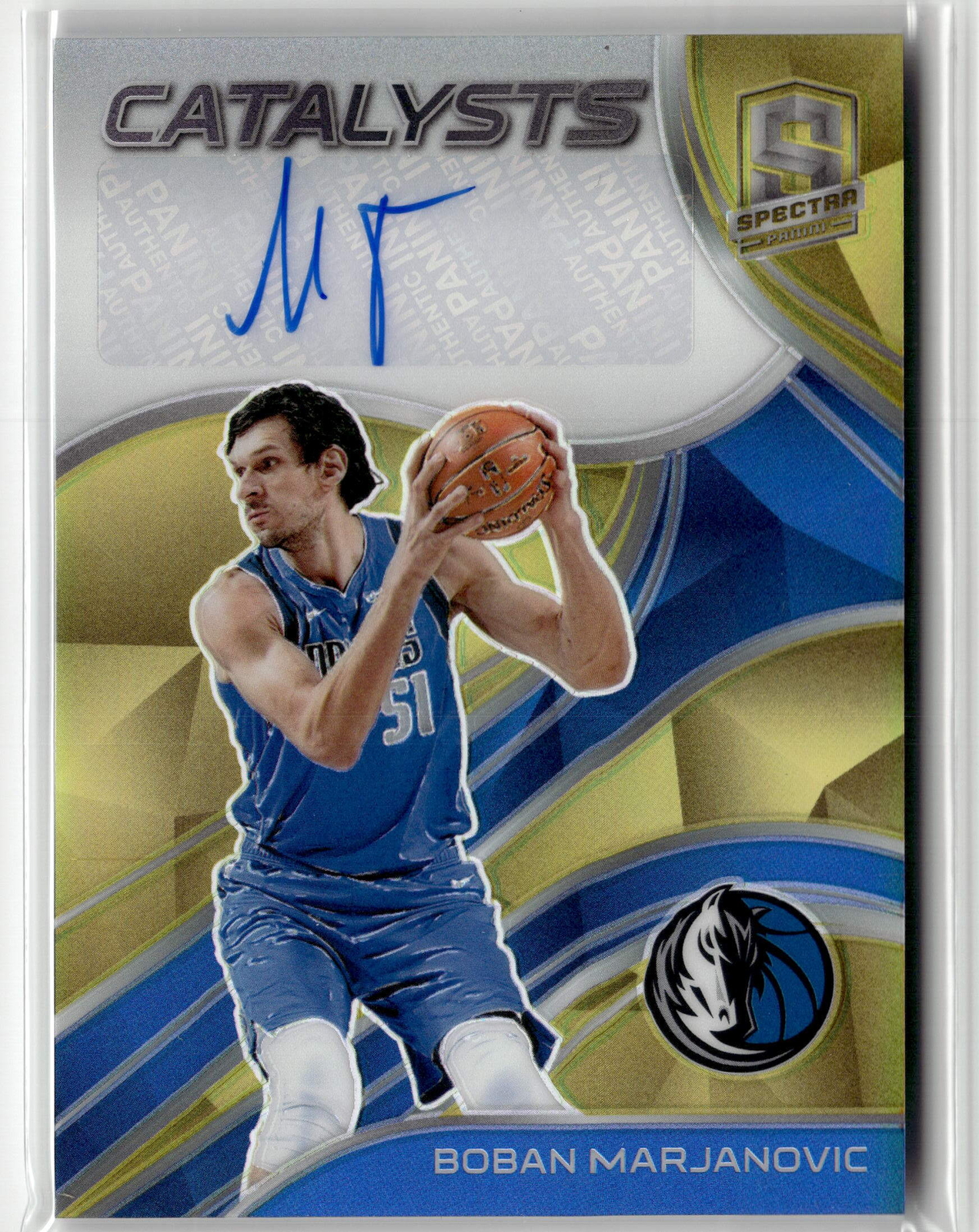2020-21 Panini Spectra - Catalysts Signatures Gold Prizm #CS-BBM Boban ...