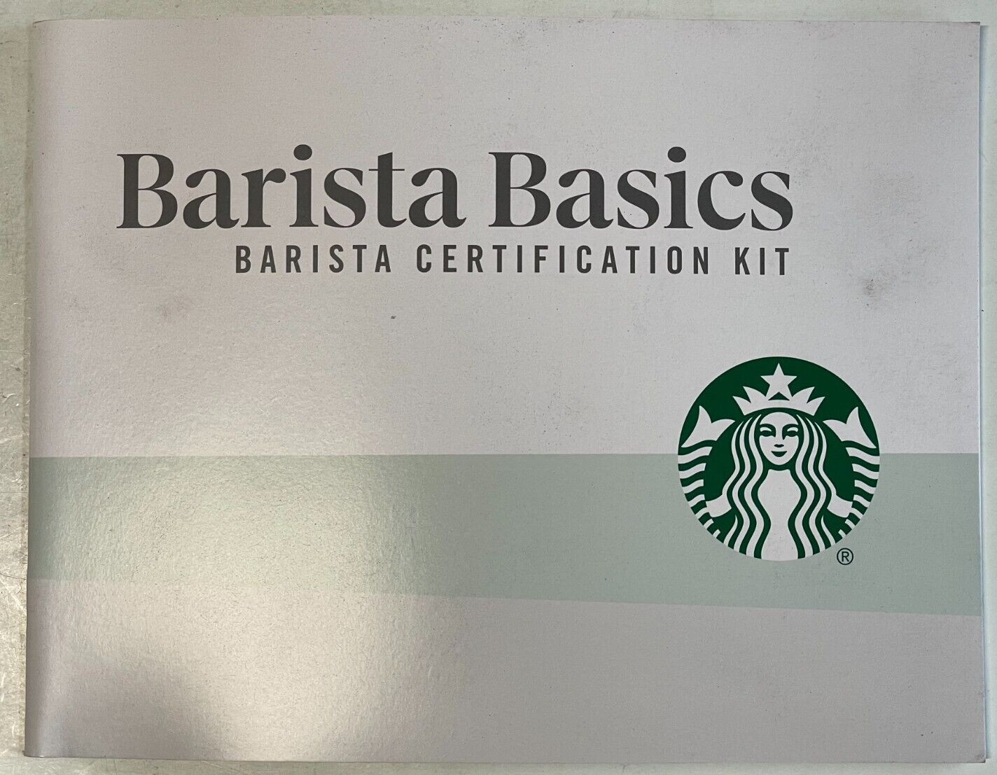 Starbucks Barista Basics Certification Kit New