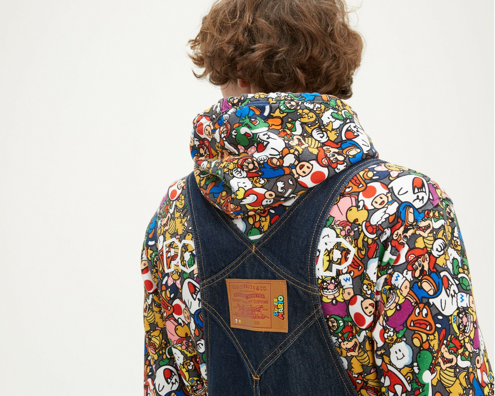 Levi´s X Super Mario Nintendo Men’s Denim Dungaree Overalls Jeans RARE ...