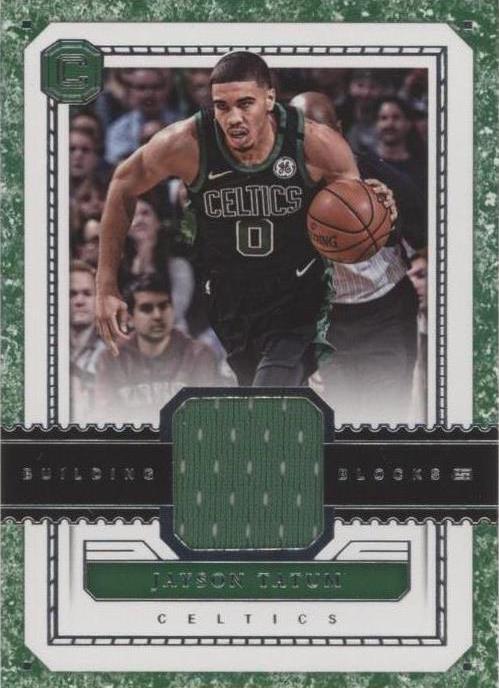 2017-18 Panini Cornerstones - Building Blocks Memorabilia Jayson Tatum ...