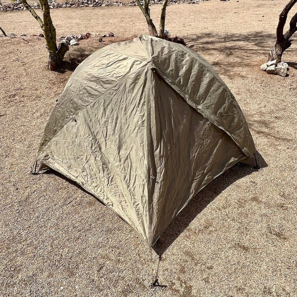 LiteFighter Tent US Army Issued Coyote Tan Combat One Person-05 | eBay