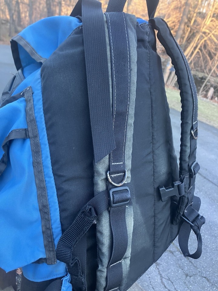 Vintage L.L. Bean Continental Rucksack Blue Backpack Hiking Camping 90s ...