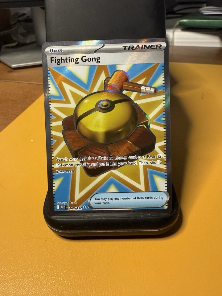 Fighting Gong 168/132 Mega Evolution Ultra Rare Pokemon TCG Pack Fresh ...