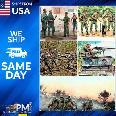 Bundle Lot 5 Master Box 3595 3599 35105 35107 35185 Vietnam War Era ...