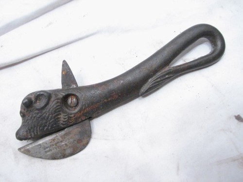 Antique Cast Iron Figural Cow/Bull Head Can Opener Kitchen Farm Tool | eBay
