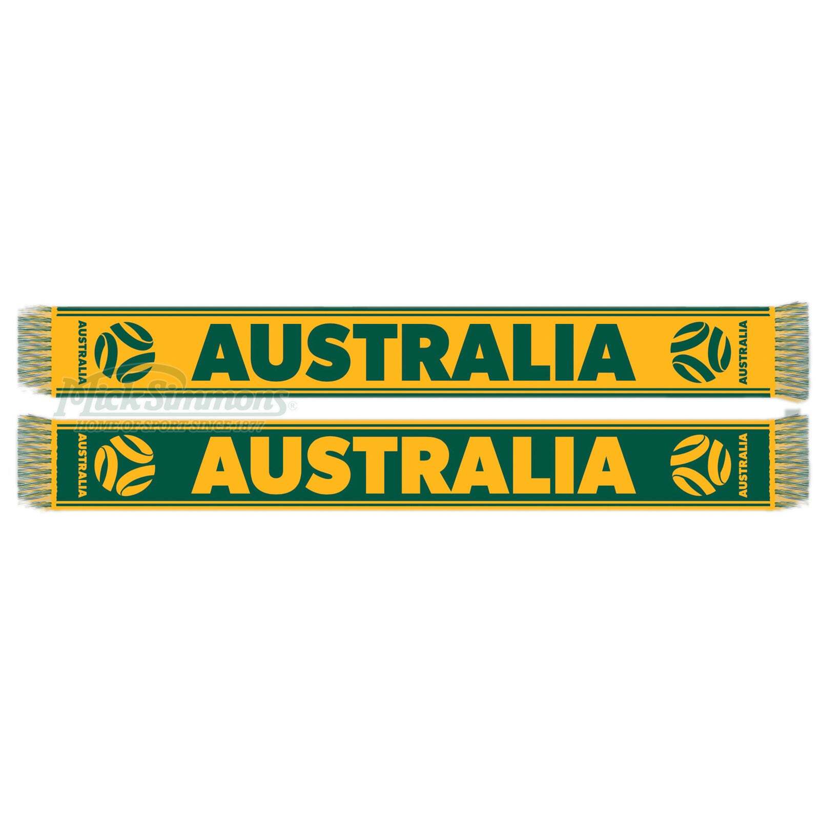 NEW Australia Socceroos / Matildas Jacquard Scarf Football Soccer FFA ...