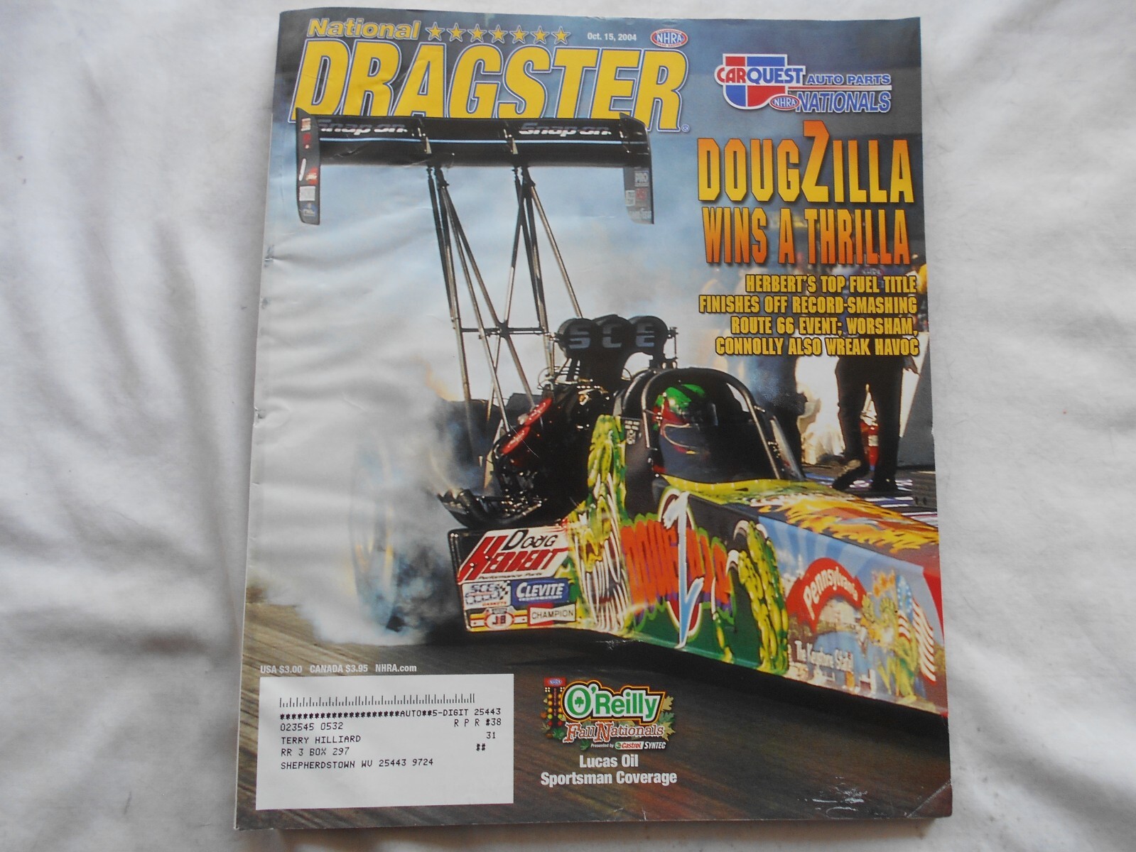 NATIONAL DRAGSTER MAGAZINE-OCT 15,2004 | eBay