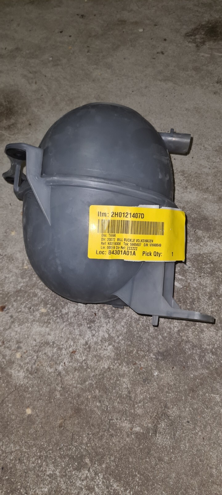 Volkswagen Amarok Radiator Coolant Overflow Bottle 2h 2011-2017 ...