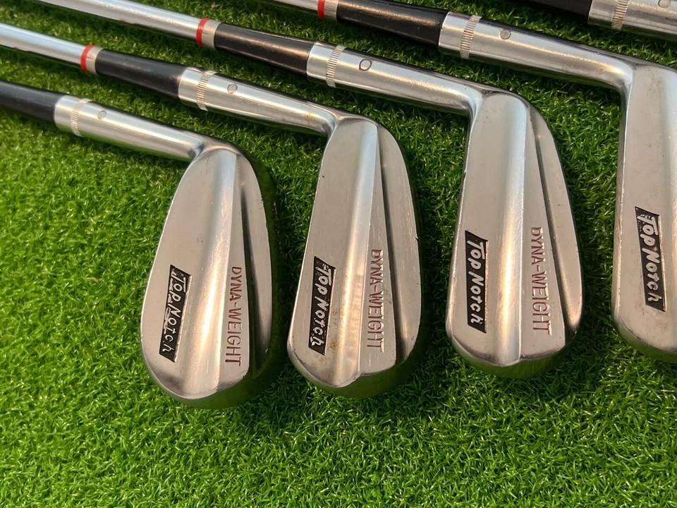 Wilson Golf 1952 DYNA-WEIGHT TOP NOTCH Iron Set 2 4 5 6 8 Left Handed ...