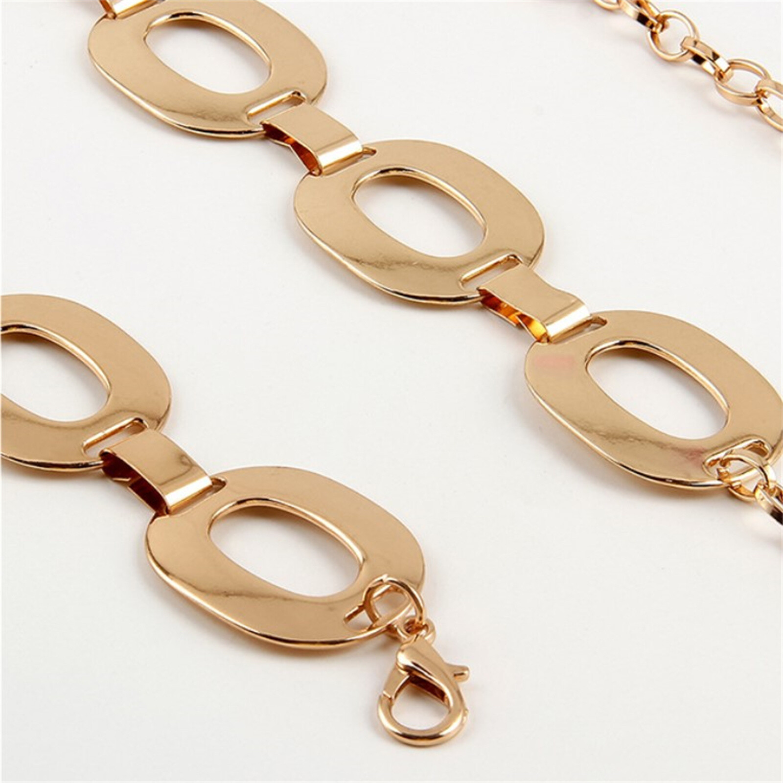 Women Metal Chain Retro Belt High Waist Hip Charms Waistband Body Chain ...