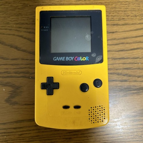 Nintendo Game Boy Color Yellow Cgb-001 | eBay