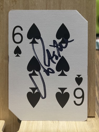 Vincent Pastore Autographed Playing Card G332 | eBay