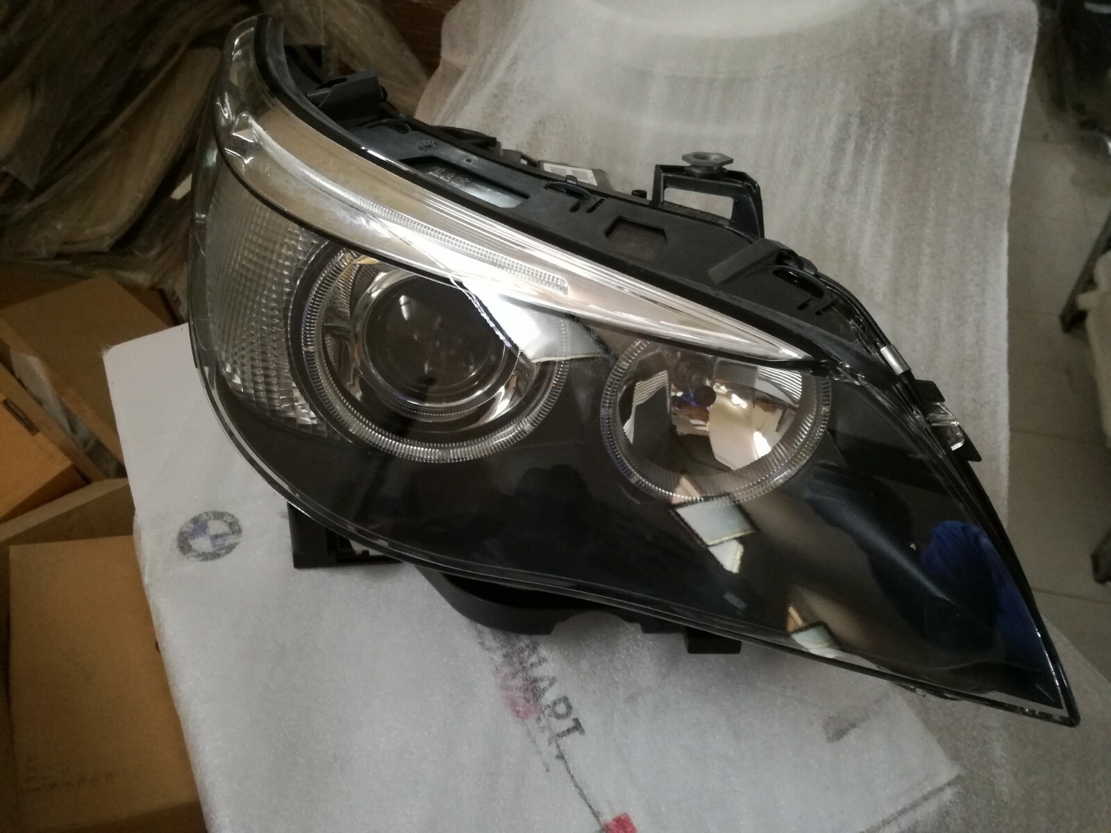 63127165568 Faro luce Bi-xeno destro -ORIIGNALE- BMW 5 E60 E61 fino al ...