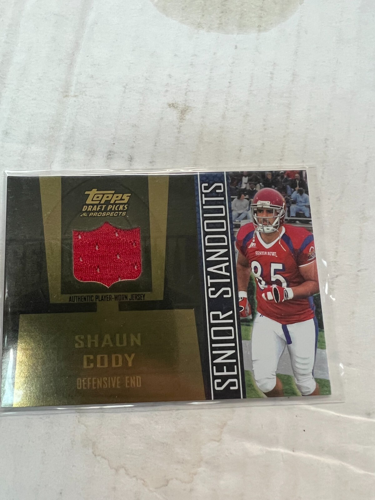 Shaun Cody 2005 Topps Draft Picks & Prospects Rookie Jersey #SS-SC #09/ ...