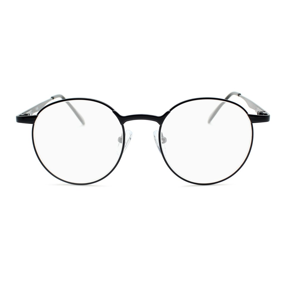 Premium metal frame reading glasses retro vintage round wire rimmed ...