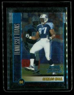 2002 TOPPS BOWMAN CHROME Rookie Football Card #184 CARLOS HALL ...