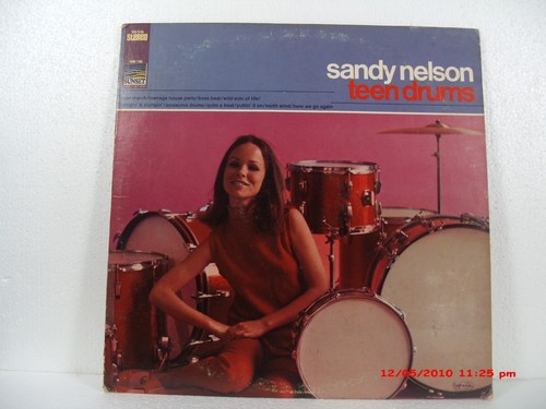 SANDY NELSON -(LP)- TEEN DRUMS - INSTRUMENTALS - SUNSET RECORDS-STEREO ...