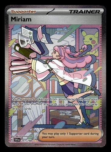 Pokemon Scarlet Violet #251/198 Miriam Holo Foil Card TCCCX | eBay