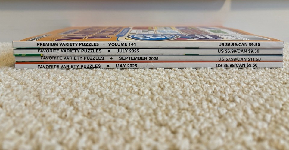 Lot of 4 New Penny Press Variety Puzzle Books - Favorite and Premium | eBay