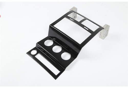 Carbon Fiber ABS Center Console Control Panel Trim Fit For Dodge Nitro ...