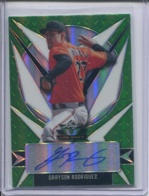 2021 Leaf Valiant Grayson Rodriguez Autograph #BA-GR1 - Orioles | eBay
