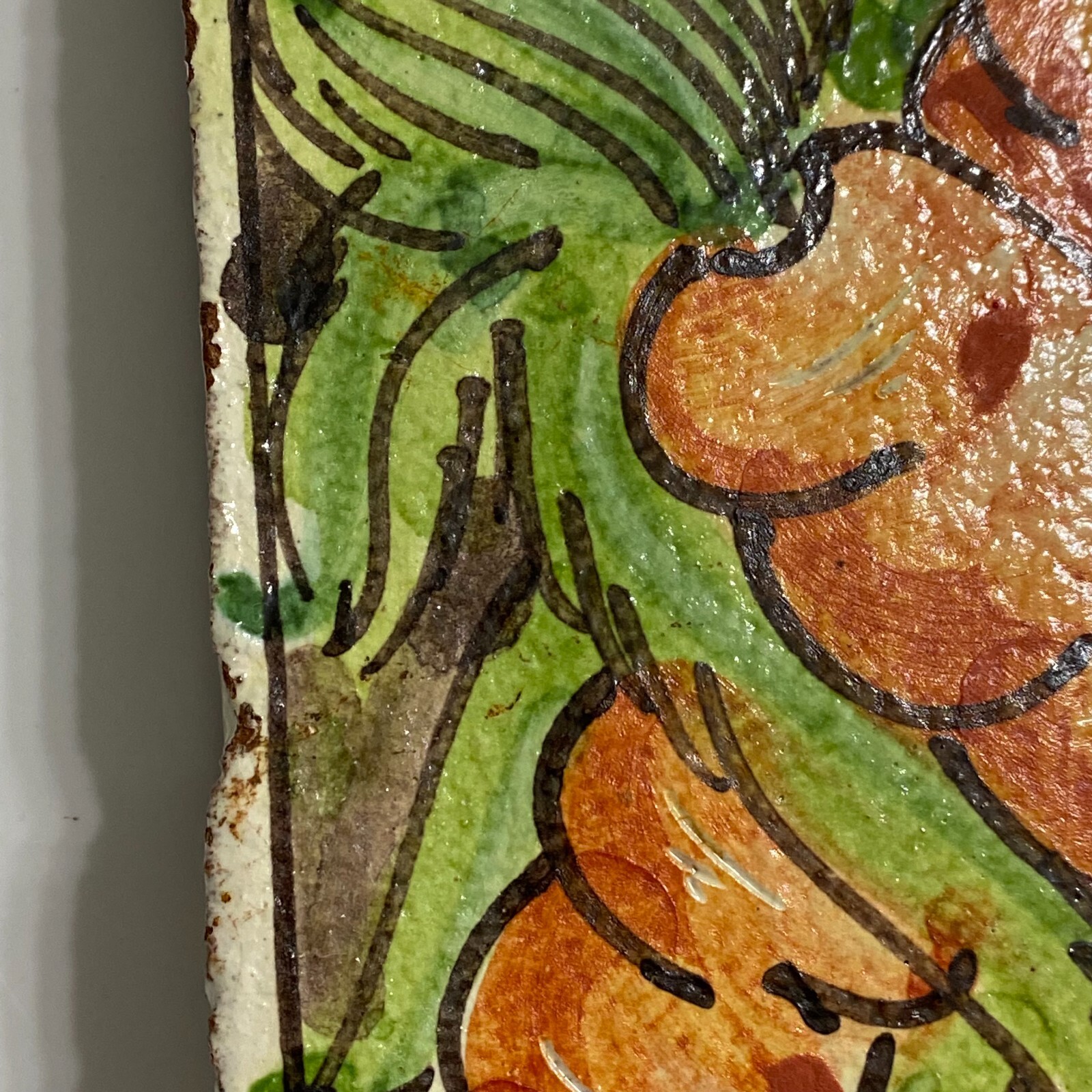 Hand Painted Fortunata Italian Tiles CARROTS | eBay