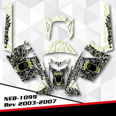 WRAP KIT FOR SKI DOO REV MXZ SUMMIT GSX GTX EXPEDITION 2003 to 2007 NEB ...