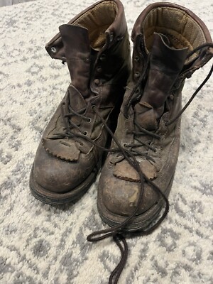 Hoffman Composite Toe Lineman Hiker Boots 12 D Style 19600 USA Made | eBay