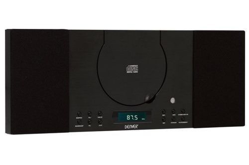 DENVER Mc-5010 CD Player - Wall Mountable Black HIFI System With Radio ...