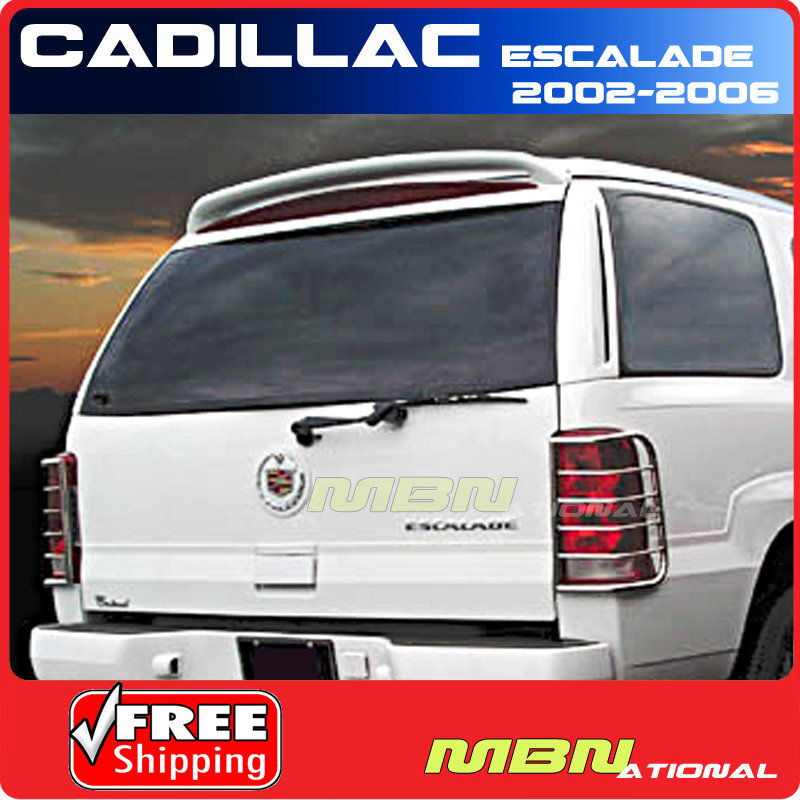 02-06 Cadillac Escalade Rear Roof Top Spoiler Painted WA817K SPORT RED ...