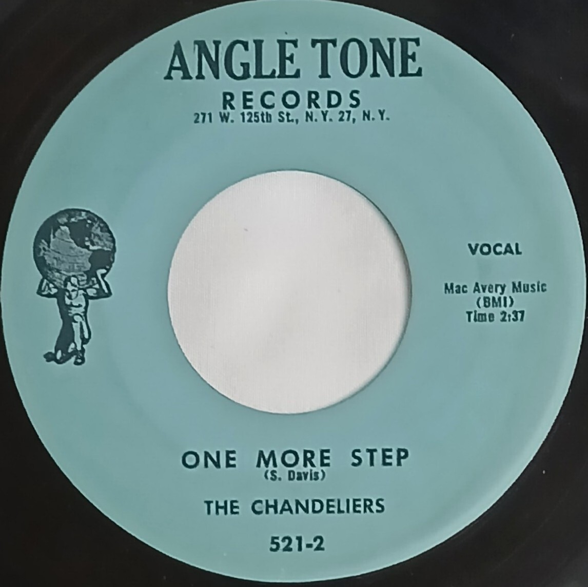 60's DOO WOP 45 HEAR The Chandeliers ONE MORE STEP 1960 Angle Tone VG+ ...