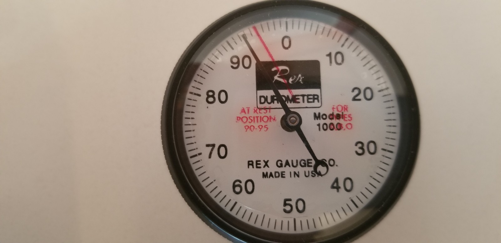 Rex Gauge H-1000 Type A. B. and O Mini-Dial Hardness Tester / Durometer ...