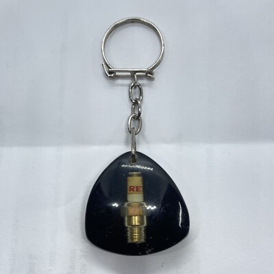 KEYCHAIN VTG REX MINI SPARK PLUG OLD PLASTIC Acrylic | eBay