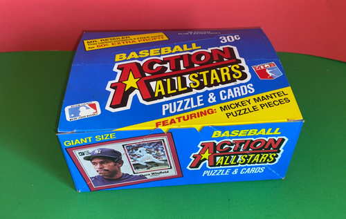 DONRUSS ACTION ALL STARS 1984 EMTPY DISPLAY BOX - | eBay
