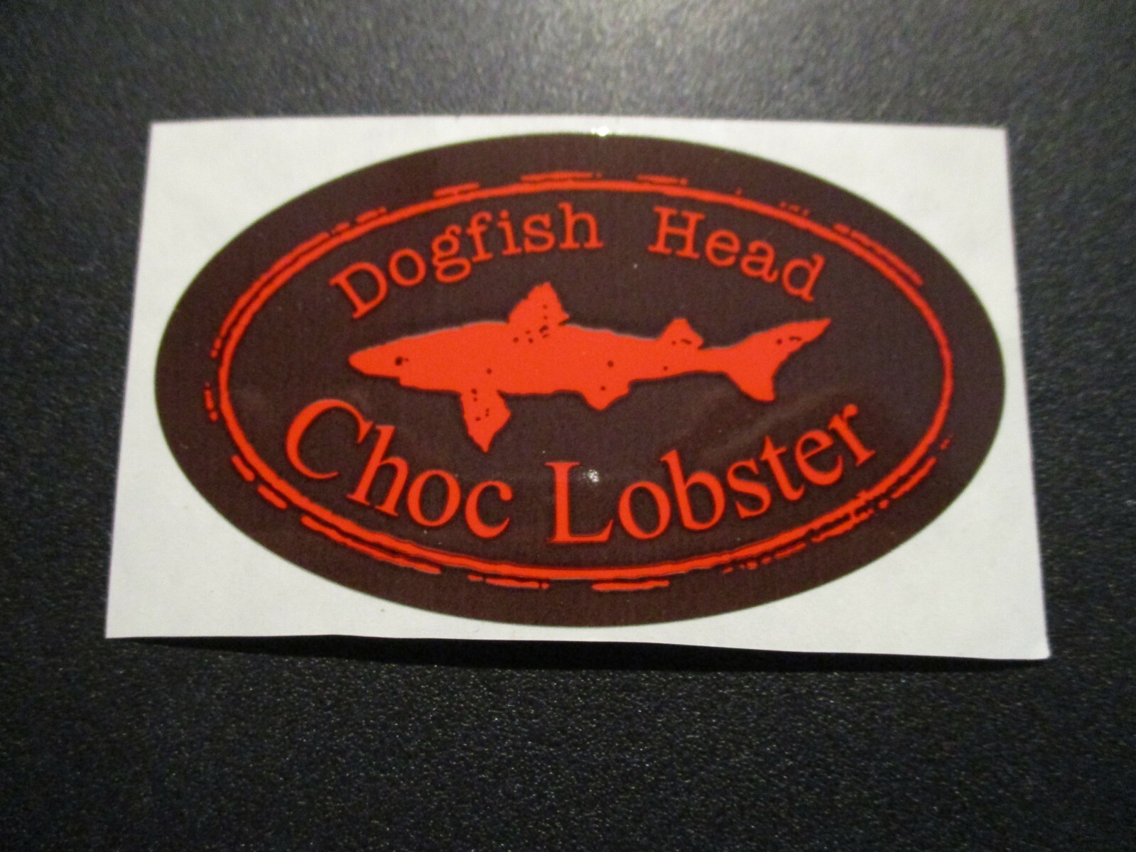 DOGFISH HEAD Choc Lobster tap STICKER decal craft beer dog fish brewing ...