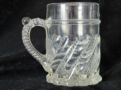 Clear Glass Child Size Mug w/ Handle Puritan Westmoreland Specialty ...