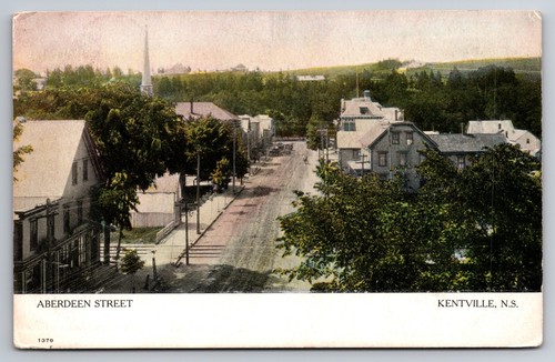 Aberdeen Street Kentville Nova Scotia Canada c1910 Postcard | eBay