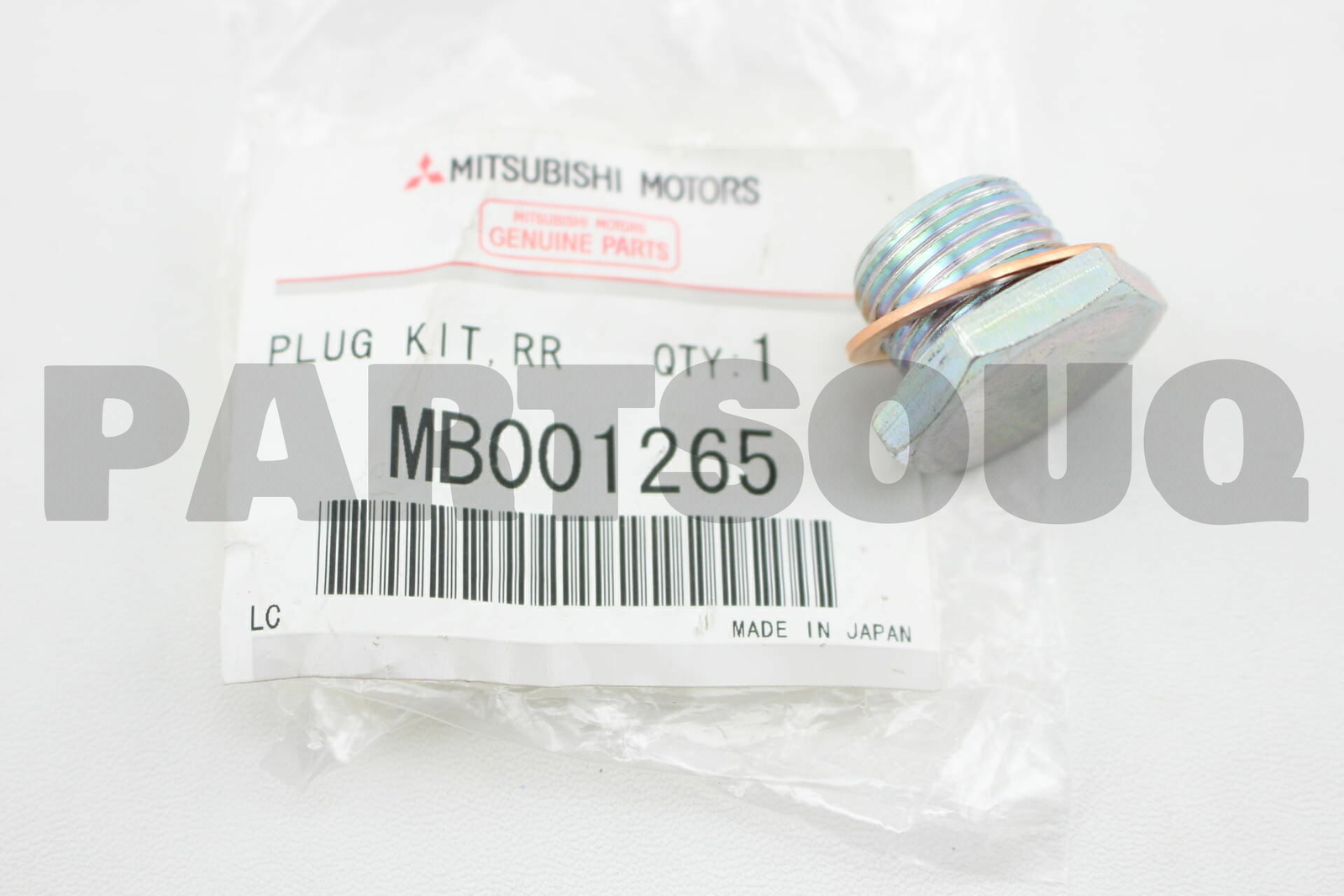 MB001265 Genuine Mitsubishi PLUG KIT,RR AXLE HOUSING | eBay