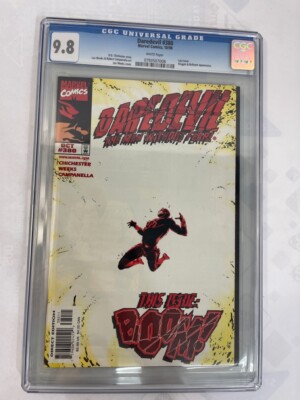 MARVEL COMICS DAREDEVIL #380 1998 WHITE PAGES CGC 9.8 (PBR090522) | eBay