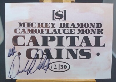 Mickey Diamond Capital Gains Autographn #12/30 Rare Limited Card Camo ...
