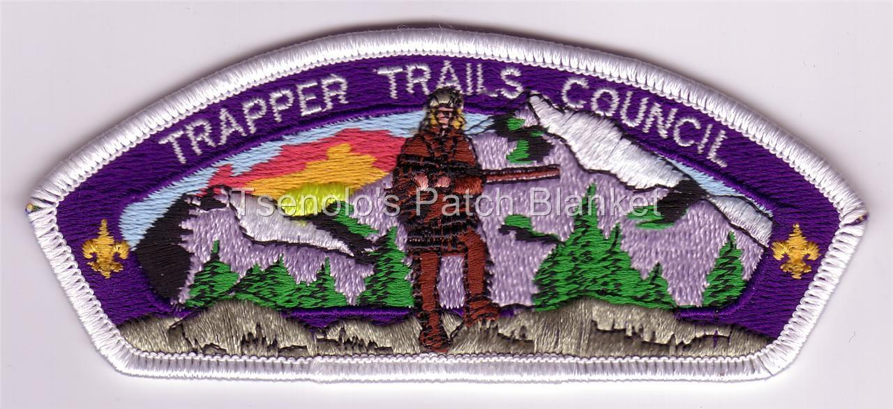 Trapper Trails Council S-9 csp White border Mint Condition FREE ...
