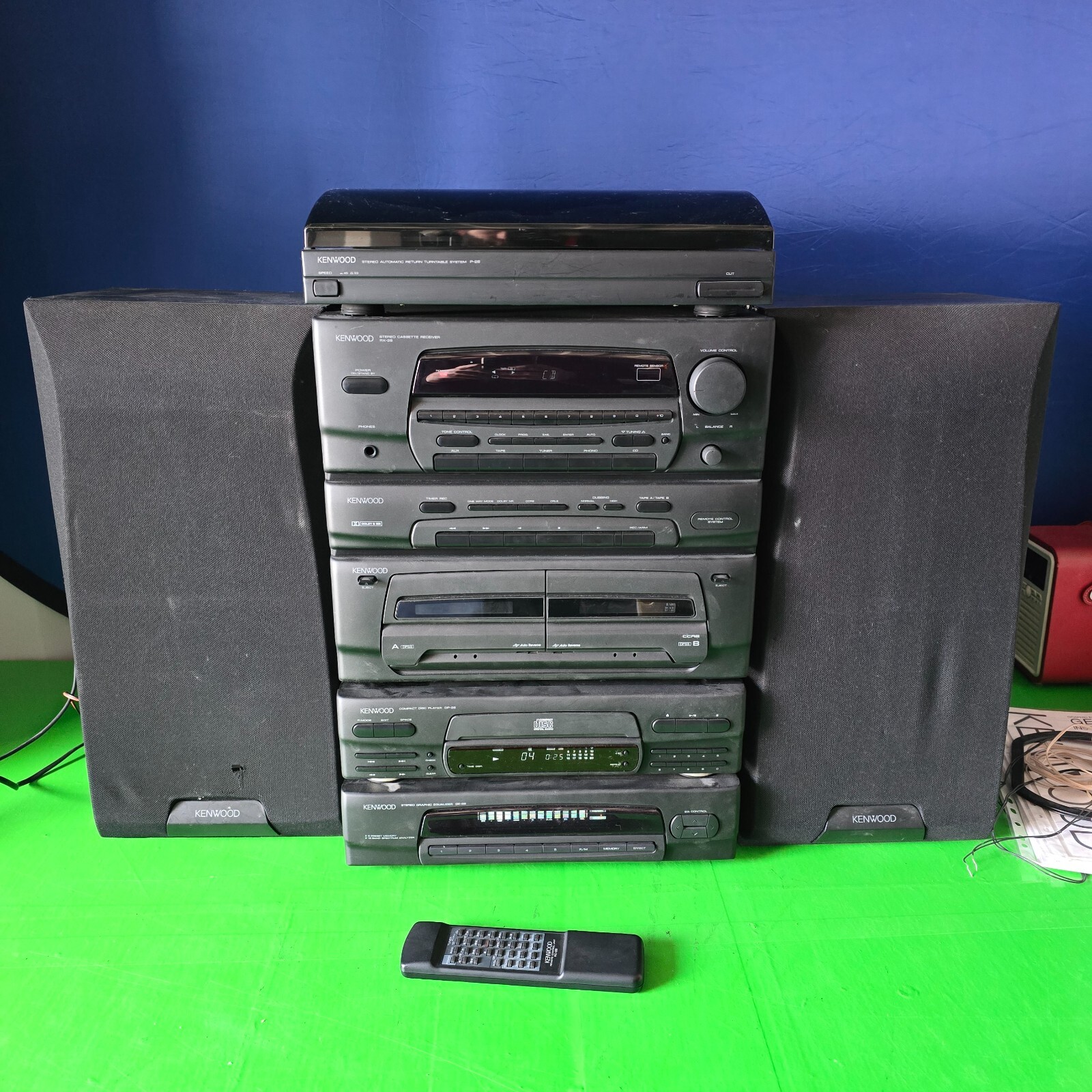 Kenwood Hi-Fi System with Speakers, | Grelly UK