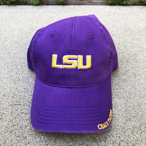 CAPTIVATING HEADWEAR LSU Creux Tigers Dad Hat Men's Purple Adjustable ...