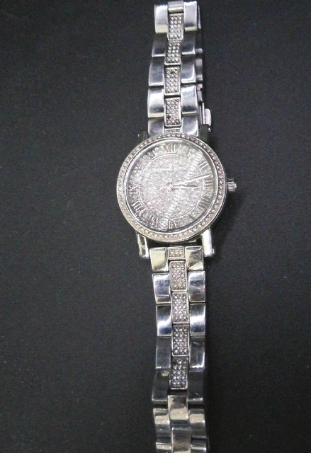 Michael Kors MK3775 Petite Norie Silver Stainless Steel 28mm Watch for ...
