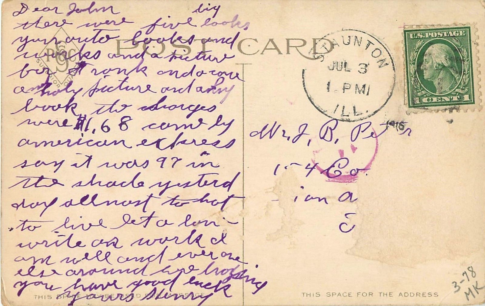 1916 St Nicholas Hotel, Springfield, Illinois Postcard | eBay