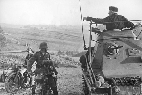 WW2 Photo WWII German Recon Troops SdKfz. 265 World War Two Wehrmacht ...