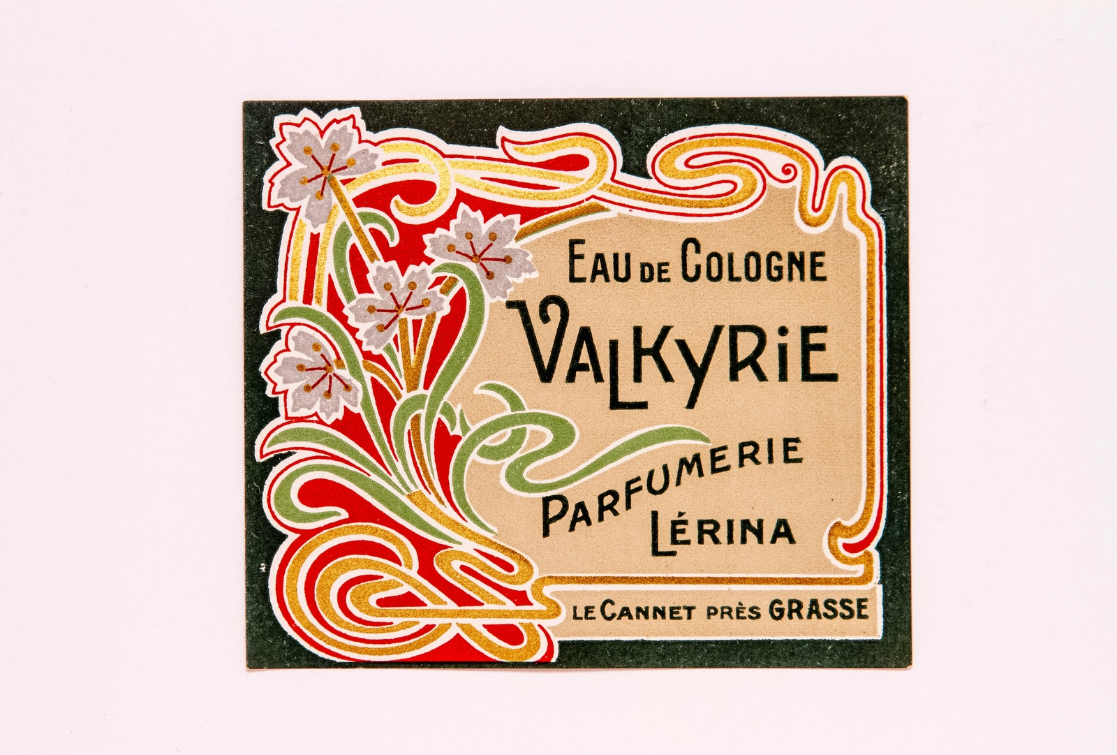 Vintage Eau De Cologne, VALKYRIE, Antique Perfume Label, Grasse | eBay