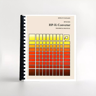 Hewlett Packard HP 82166A HP-IL Converter Technical Manual | eBay